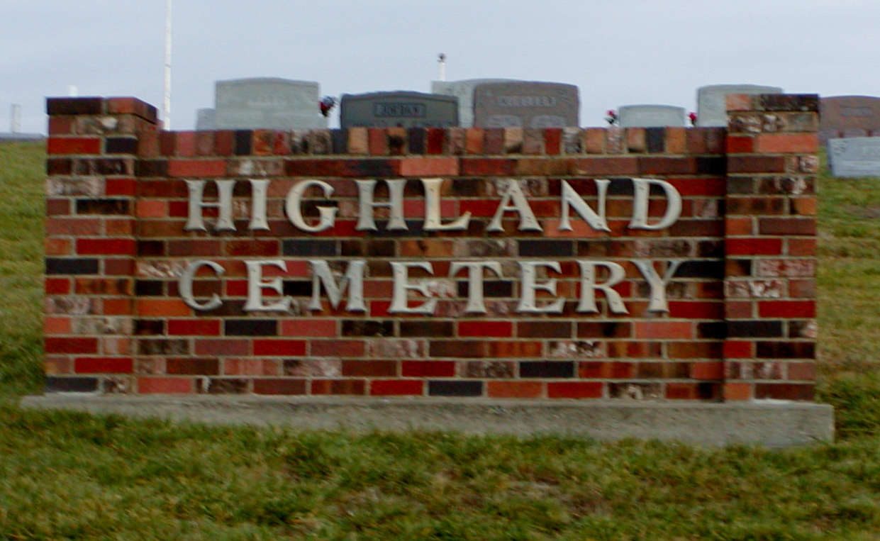 Highland Cemetery :: City of Highland Kansas